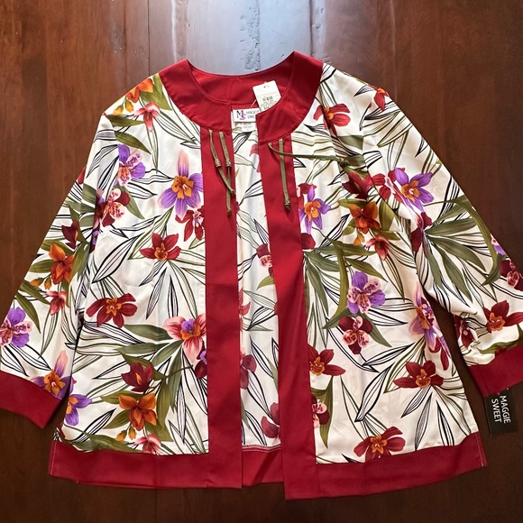 Maggie Sweet | Jackets & Coats | Vtg9s Maggie Sweet Island Orchids ...